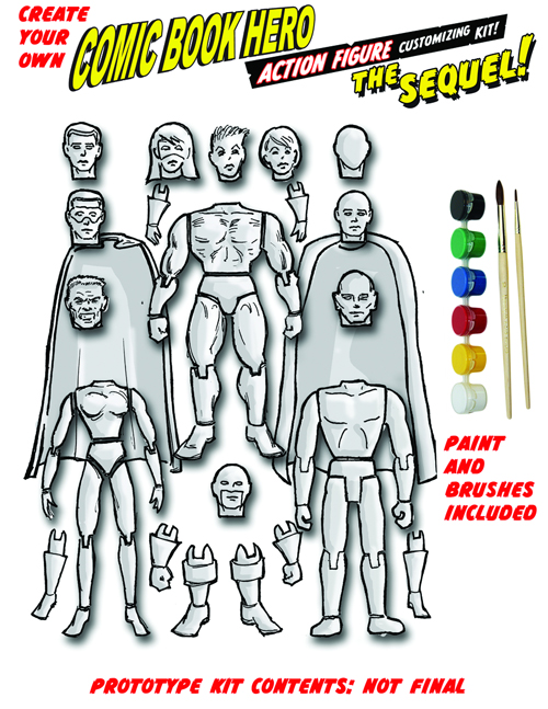 Create Your Own Zombie and Comic Book Hero Action Figures - Diamond Comics