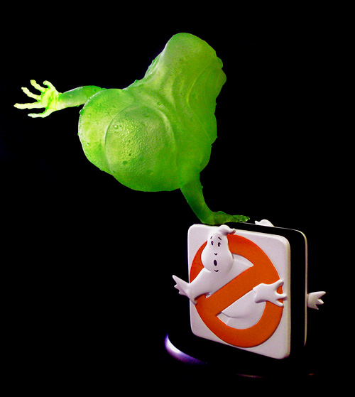 Ghostbusters Slimer Figurine with DVD Back in Stock - Diamond Comics